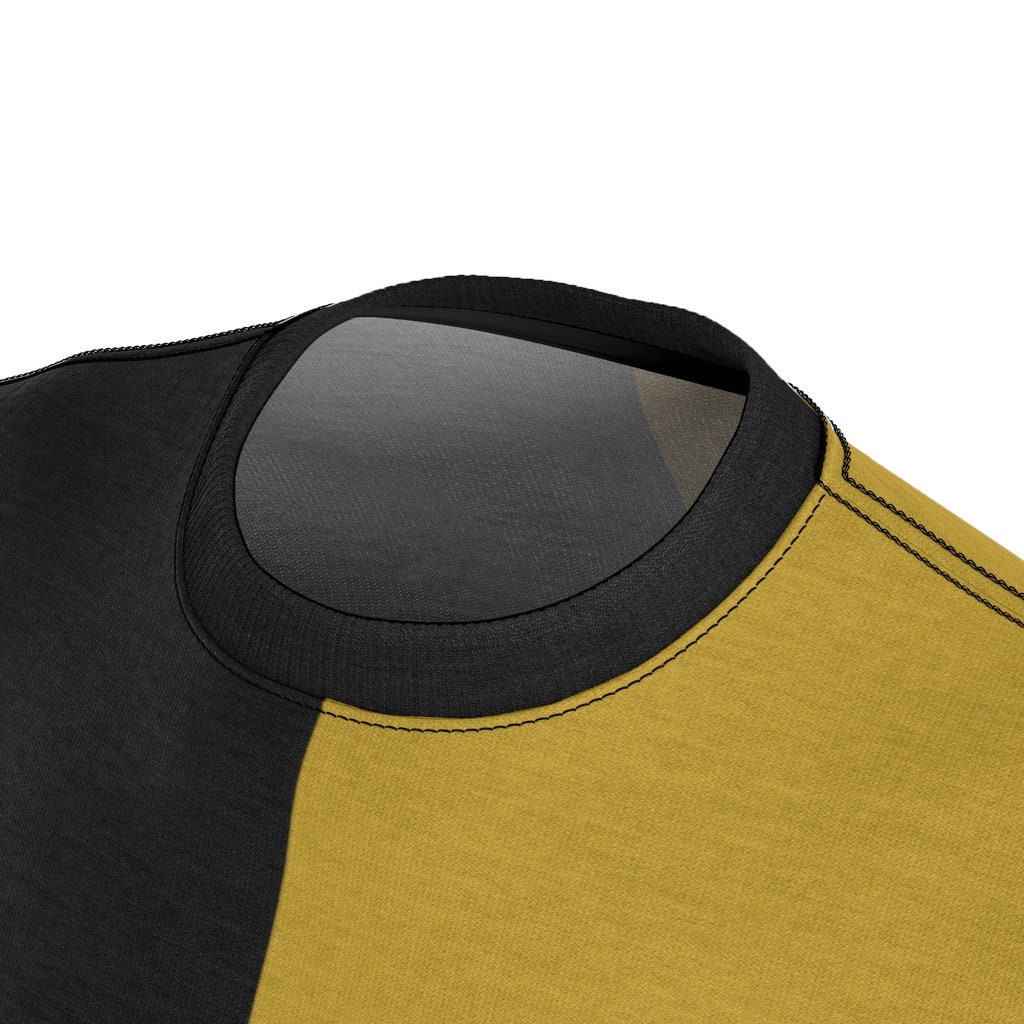 Half Gold & Half Black Two Tone Adult Split Tee Half and Half Shirt - Etsy