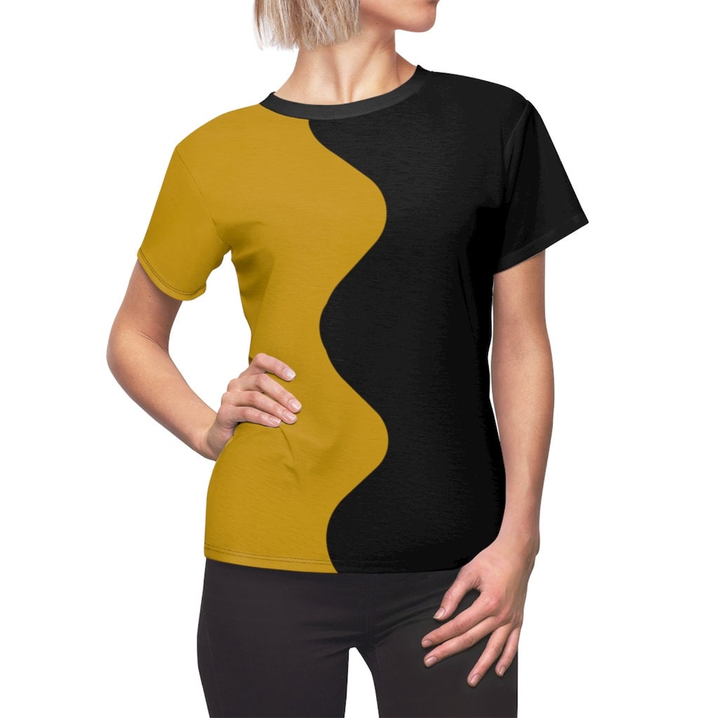 Women's Split, Half and Half, T-shirt Divided Shirt - Etsy