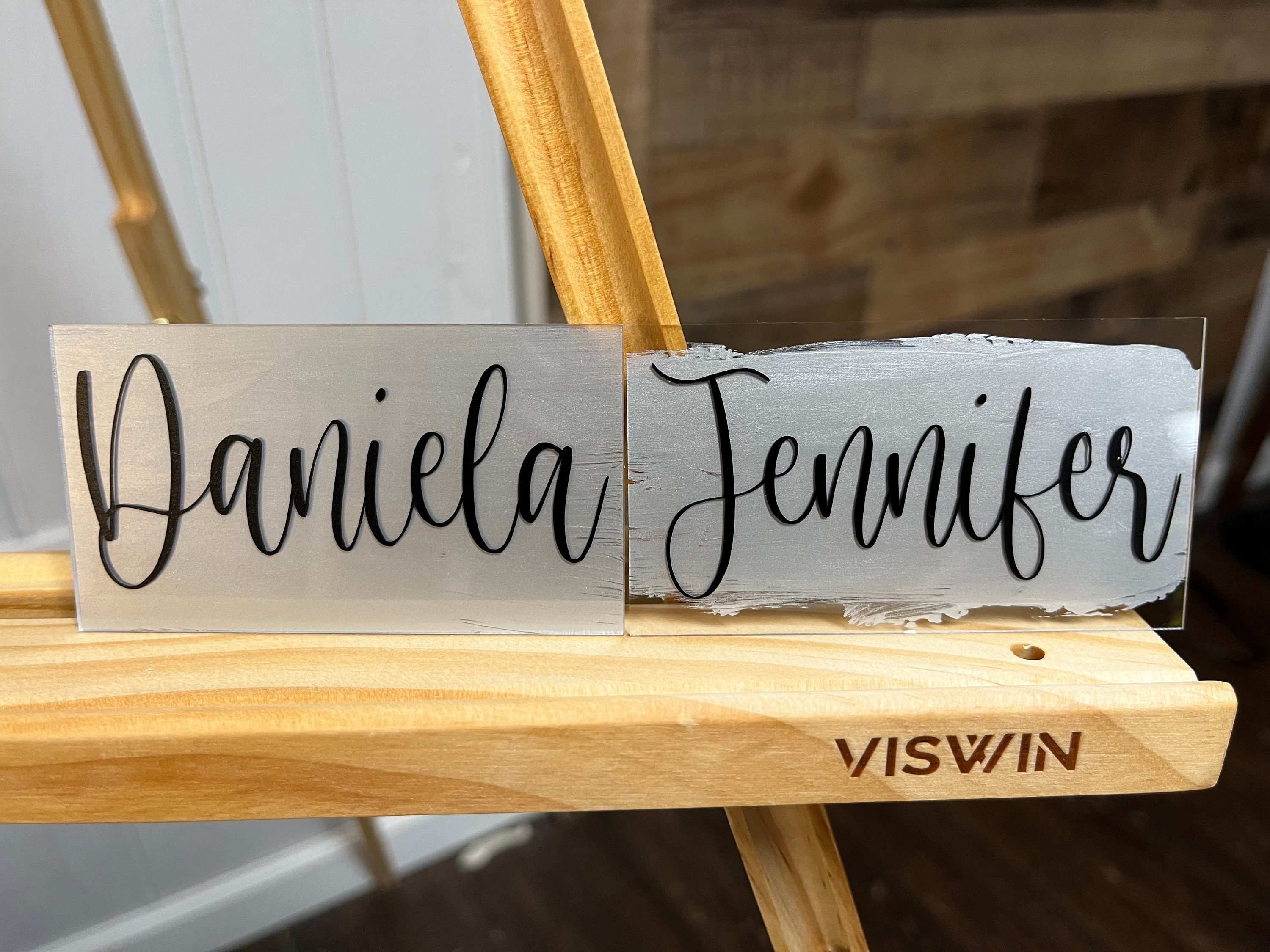 Wedding Place Cards / Name Placeholders / Modern Place Cards ...