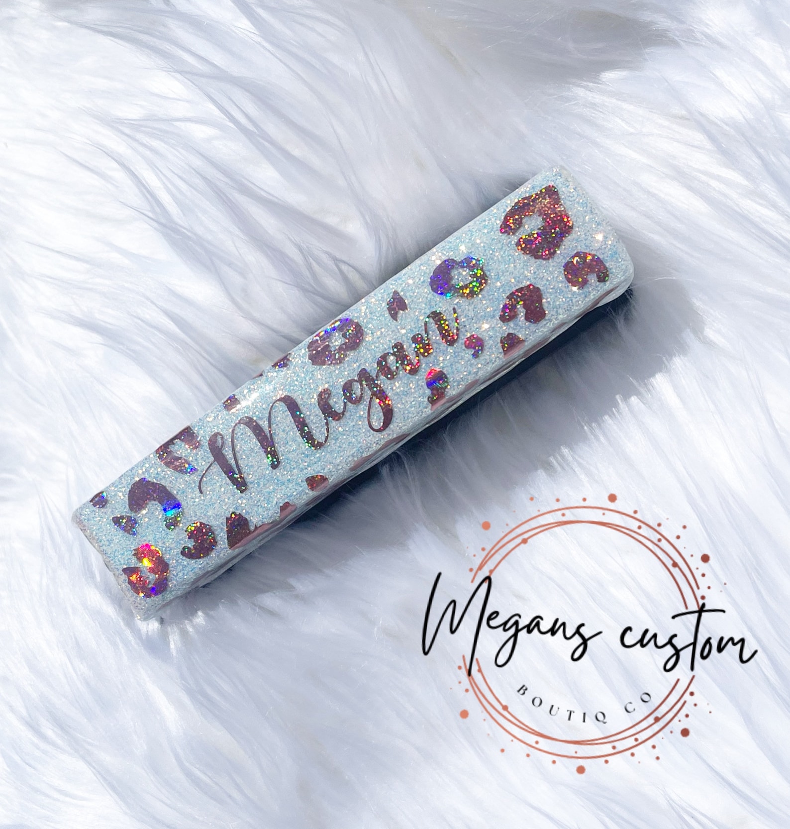 Personalized Custom Cheetah Glittered Resin Staplers - Etsy