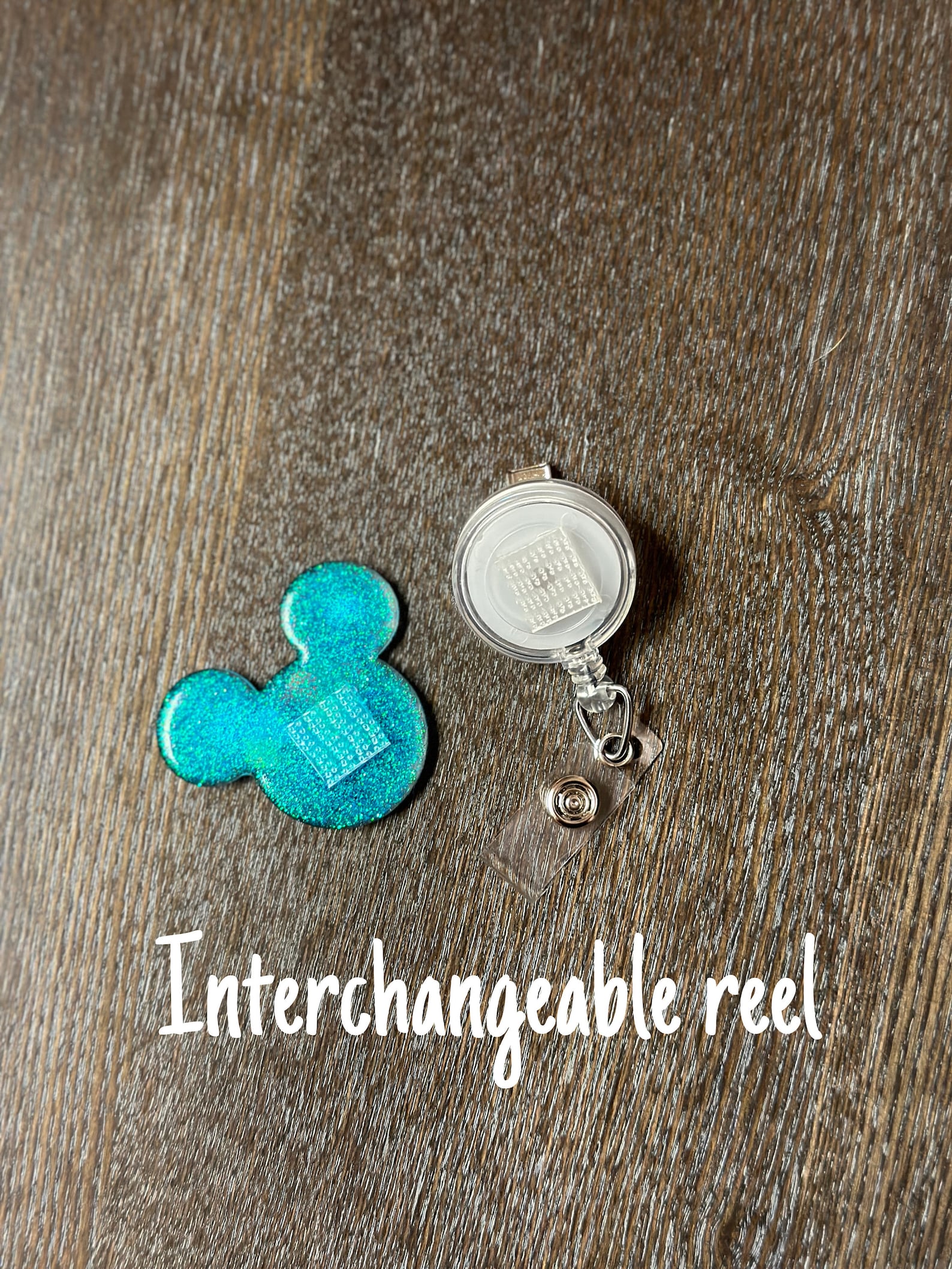 Custom Patient Advocate Glitter Badge Reel | Unique Sparkly Acrylic ID ...