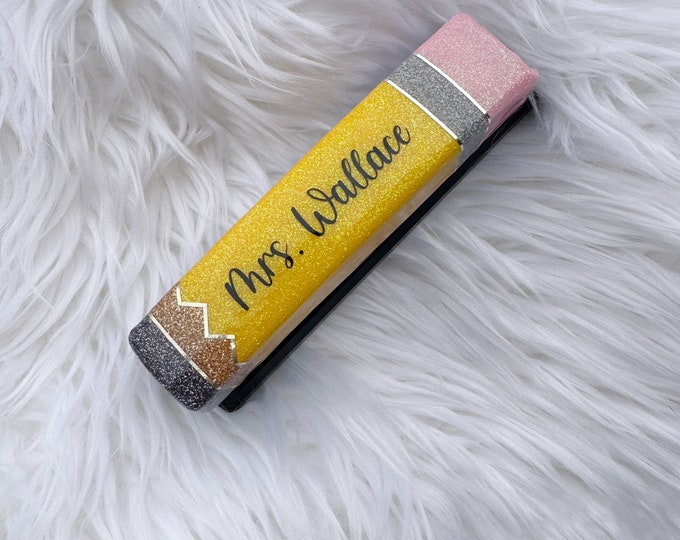 Personalized Stapler|teacher Stapler|pencil Stapler|glitter Stapler ...
