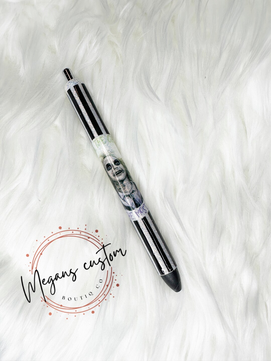 Halloween Spooky Glittered Resin Gel Pens - Etsy