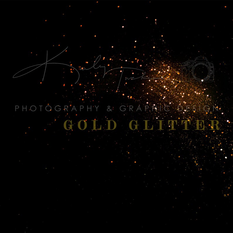 75 Digital Gold Glitter Photoshop Overlay, Glitter Effect Overlay, Gold ...