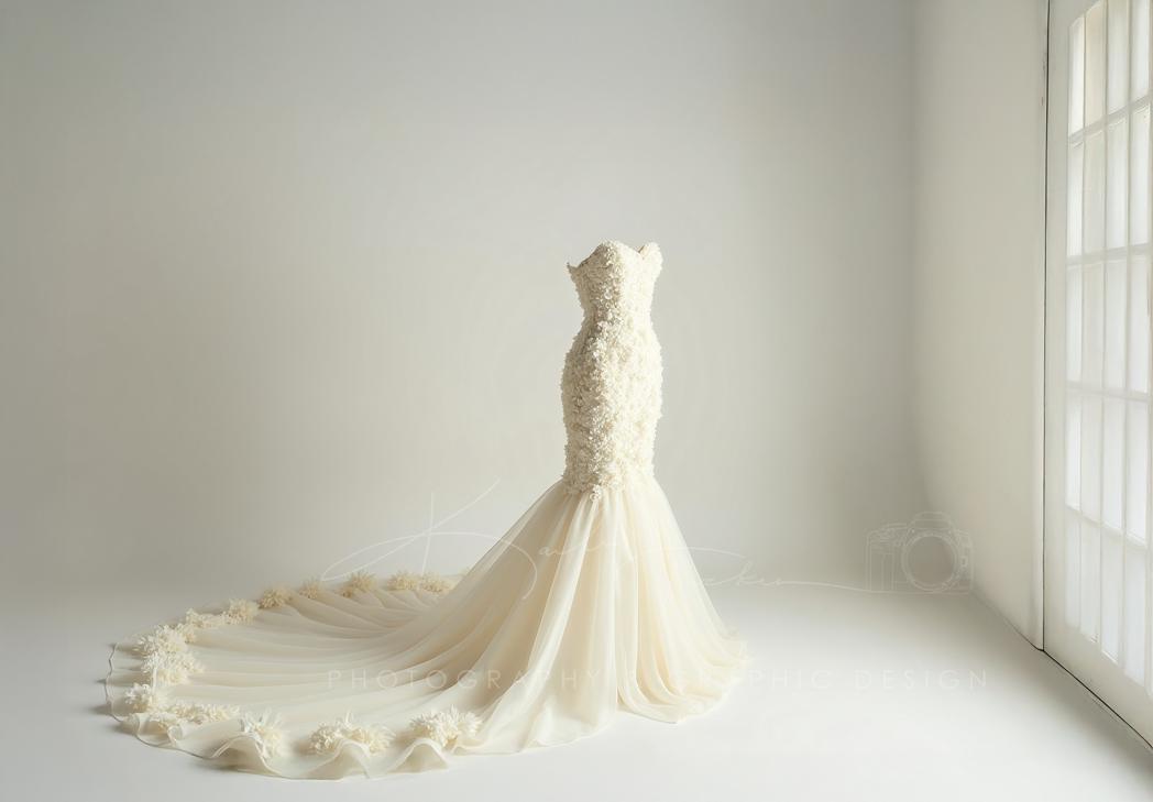 40 Digital Dress Backdrops | High-fashion Gowns for Photoshoots ...