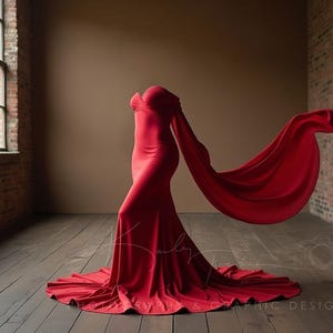 40 Digital Dress Backdrops | High-fashion Gowns for Photoshoots ...