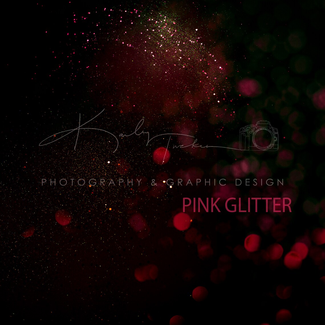 73 Pink Glitter Photoshop Overlays, Bokeh Lights, Blow, Magical ...