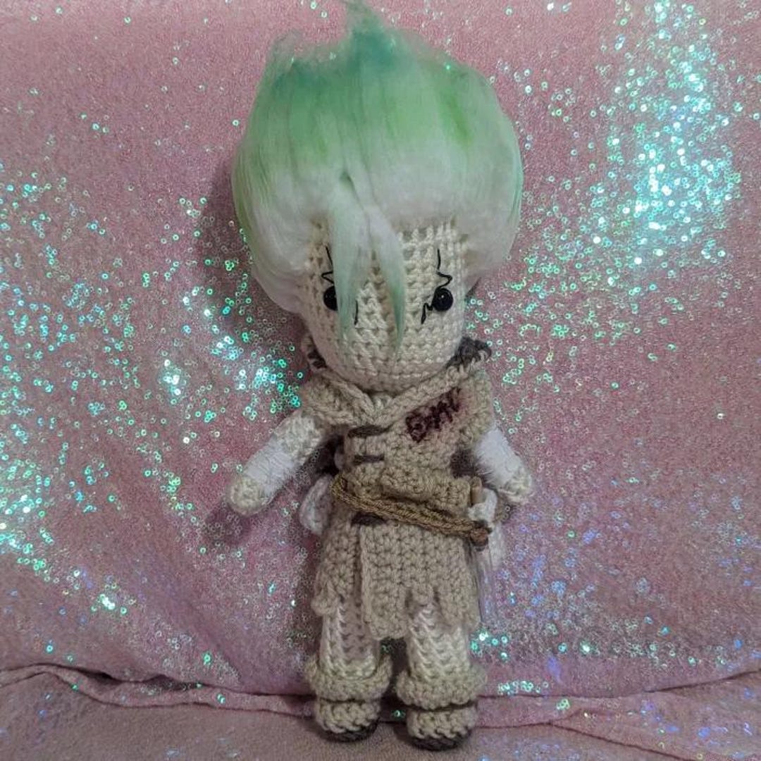 Crochet Amigurumi Ishigami Senku - Etsy