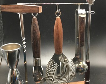 Wood Bar Tool Stand - Etsy