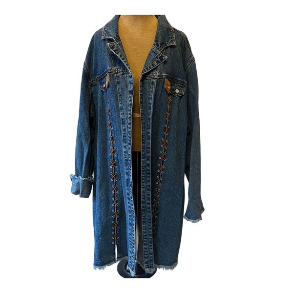 Denim Duster - Etsy