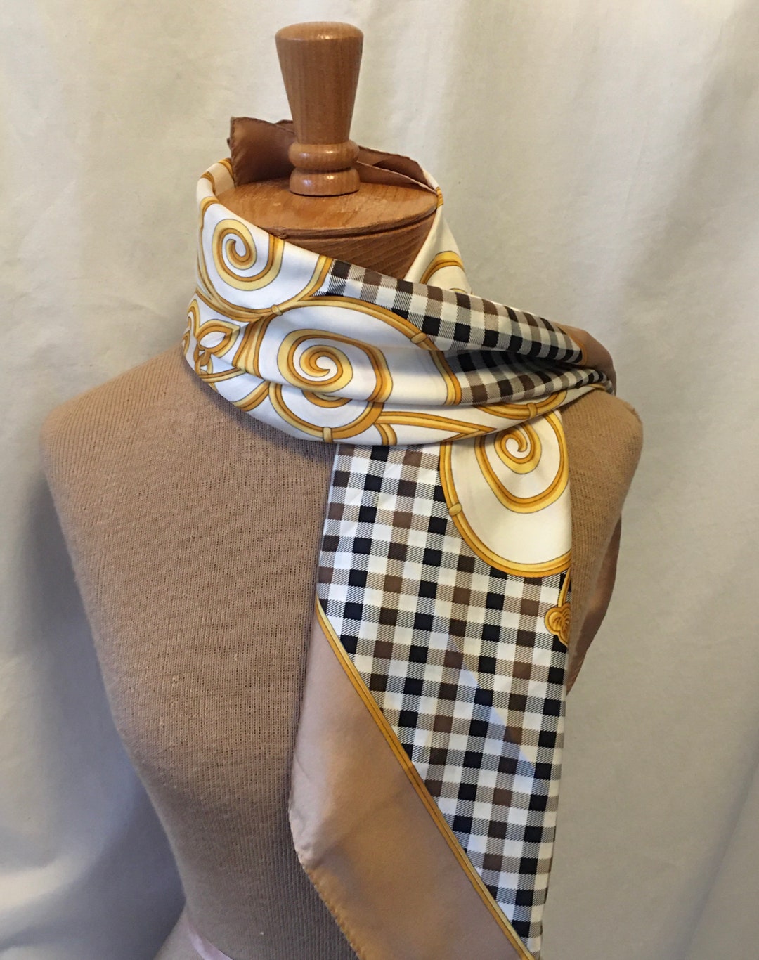 Aquascutum of London Silk Scarf, Designer Silk Scarf, Silk Scarves ...
