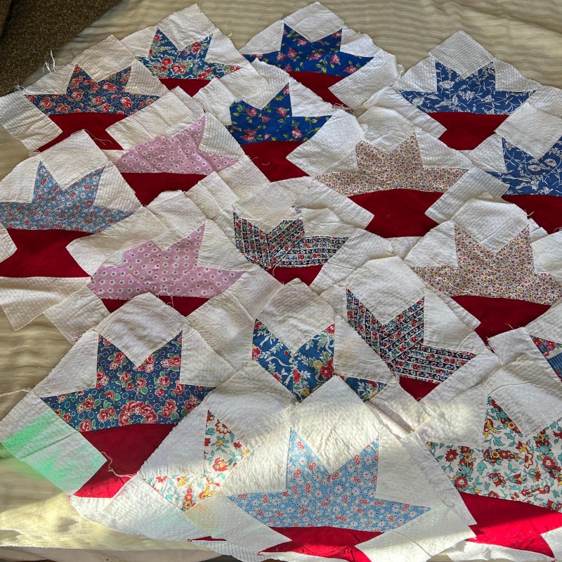 Repurposed Quilt - Etsy