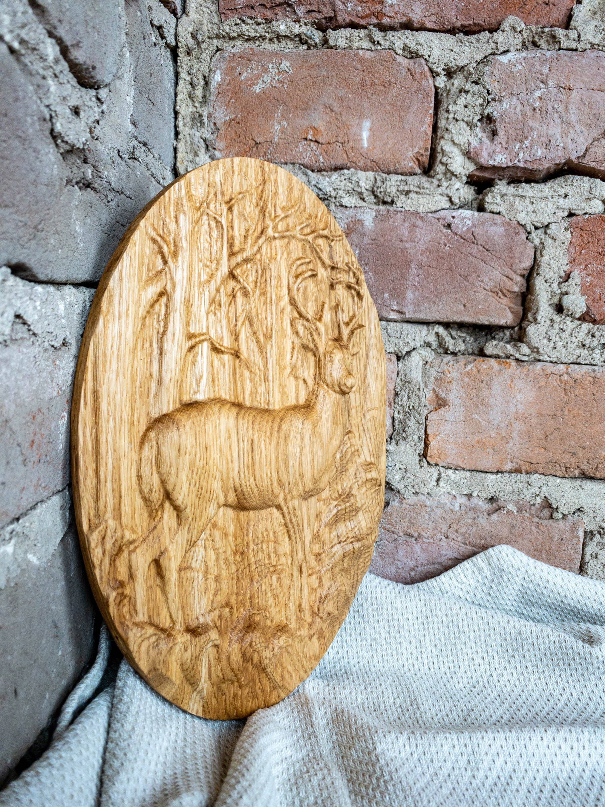Wooden Deer Deer Decoration Deer Hunter Gifts Wood Carving - Etsy