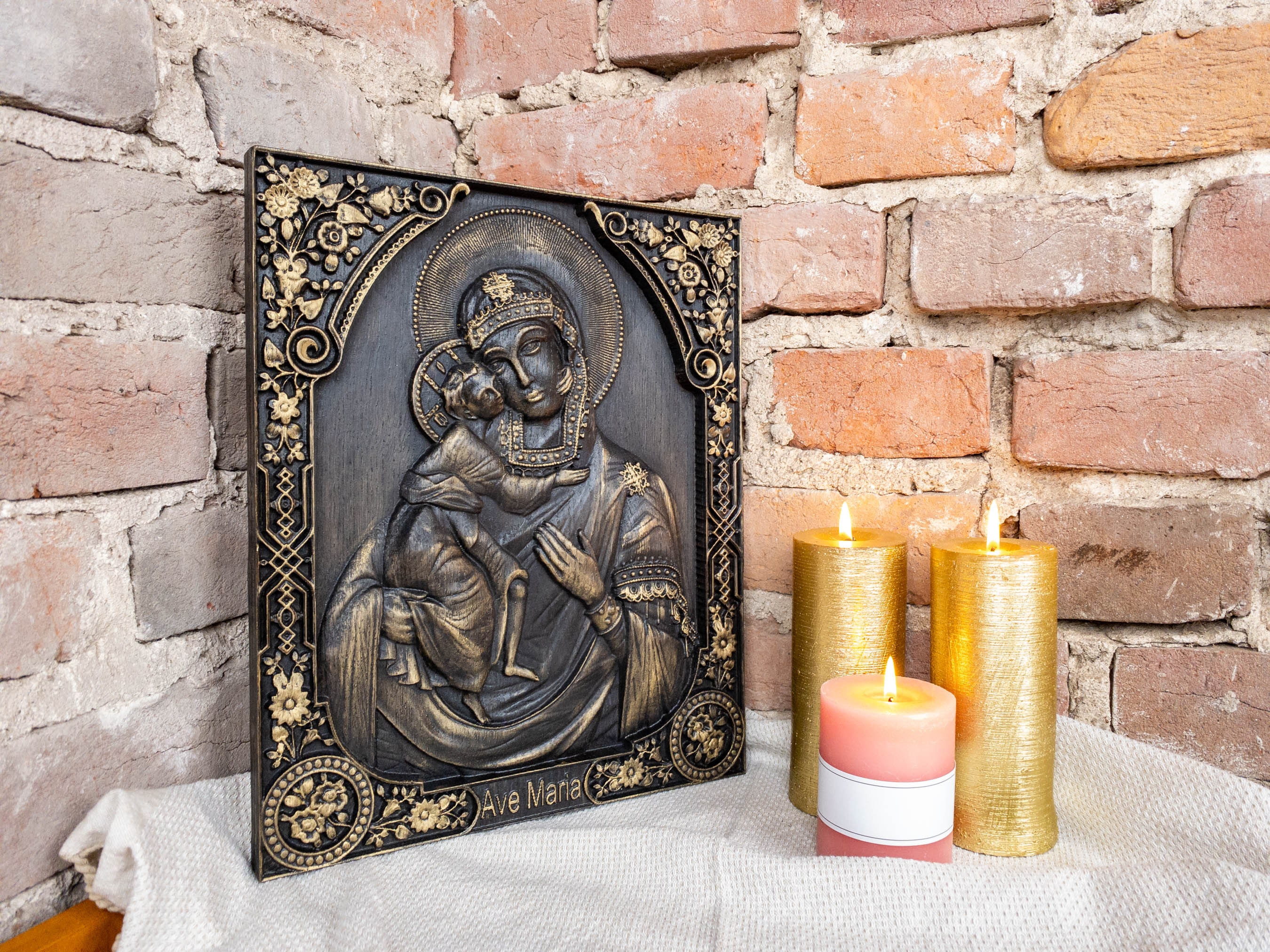 Blessed Virgin Mary, Catholic Icon, Orthodox Icon, Mother Mary Statue ...