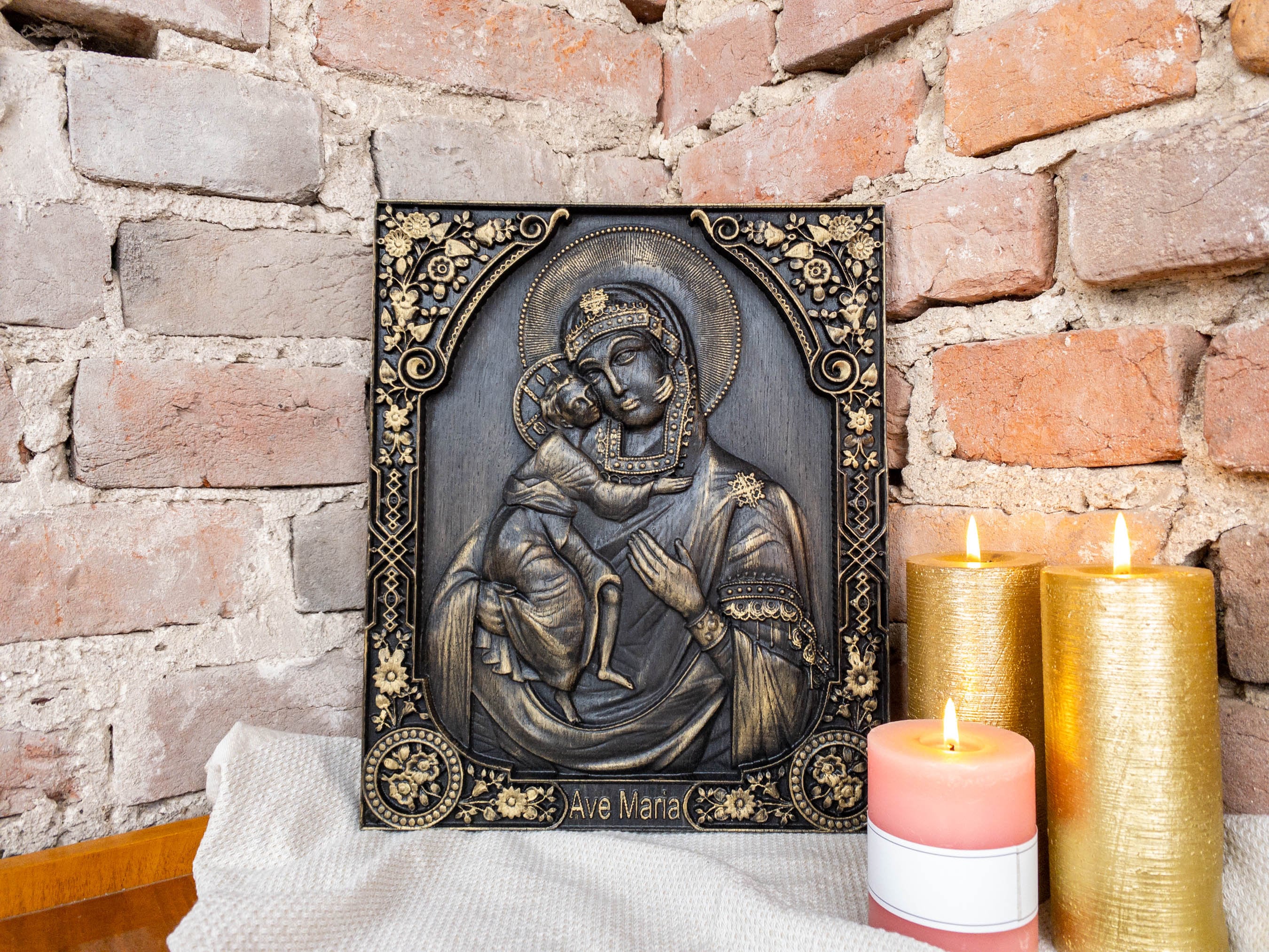 Blessed Virgin Mary, Catholic Icon, Orthodox Icon, Mother Mary Statue ...