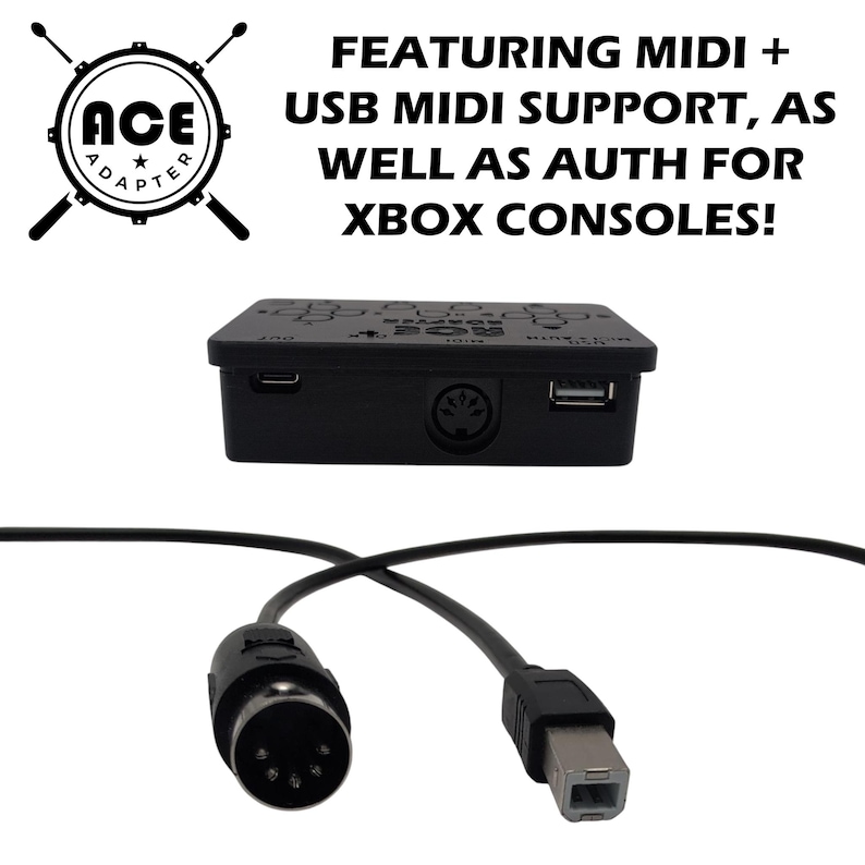 ACE MIDI/USB Adapter for Rock Band and Guitar Hero - Etsy