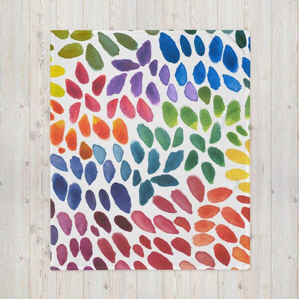 Leaf Throw Blanket - Etsy