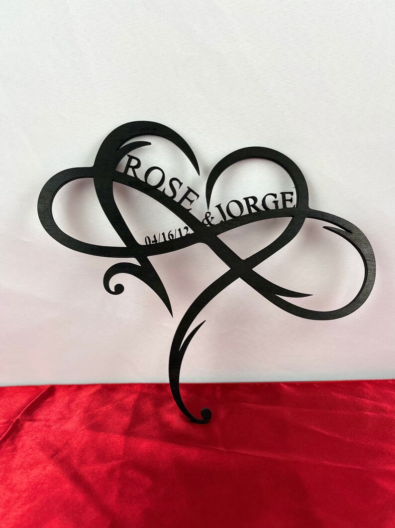 Custom Infinity Heart - Etsy