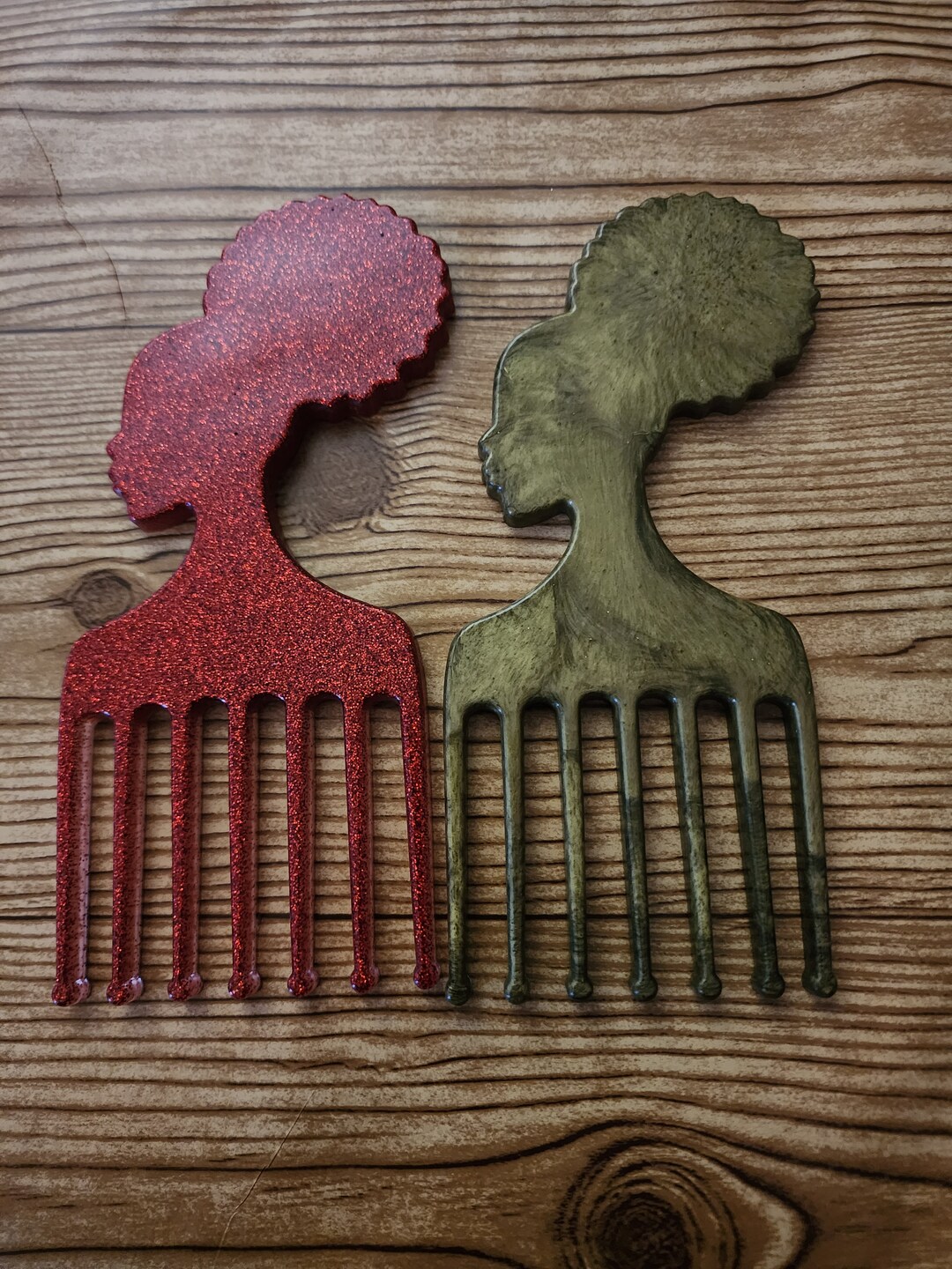 Afro Female Comb 2 - Etsy