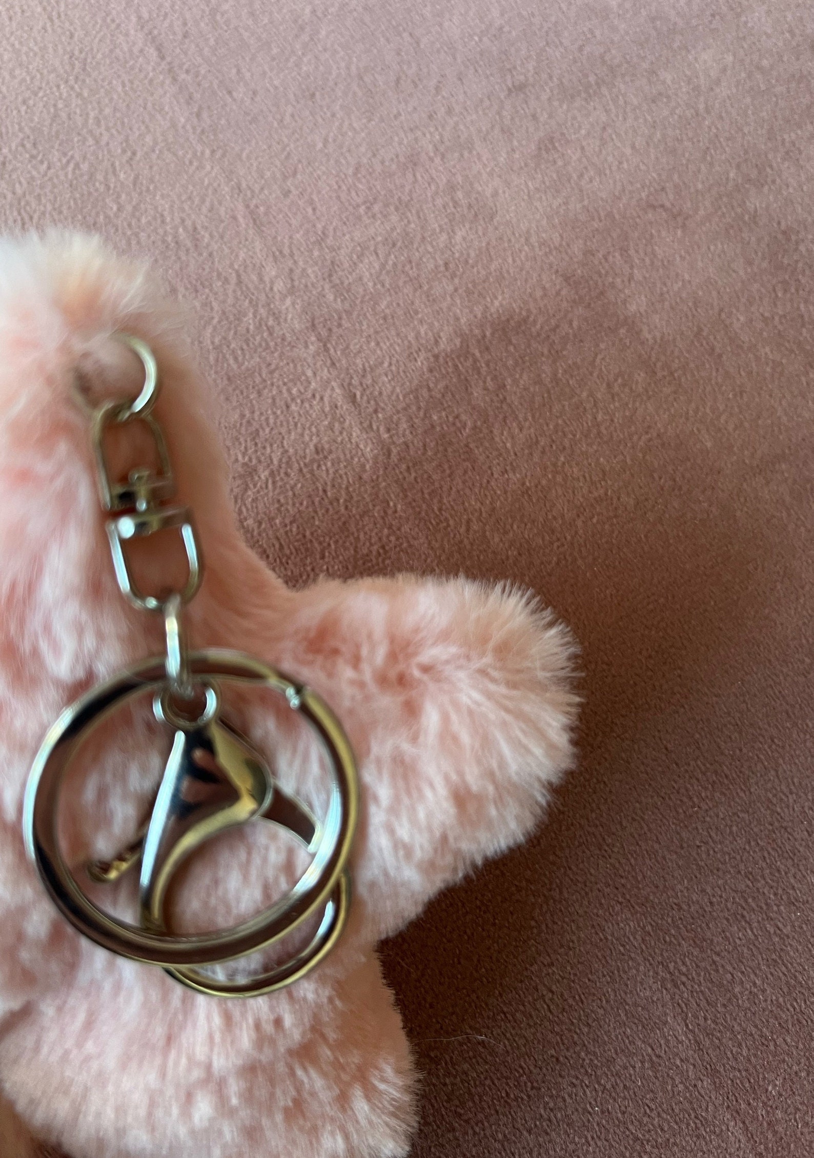 Pink Plush Star Keychain/ Bag Charm - Etsy