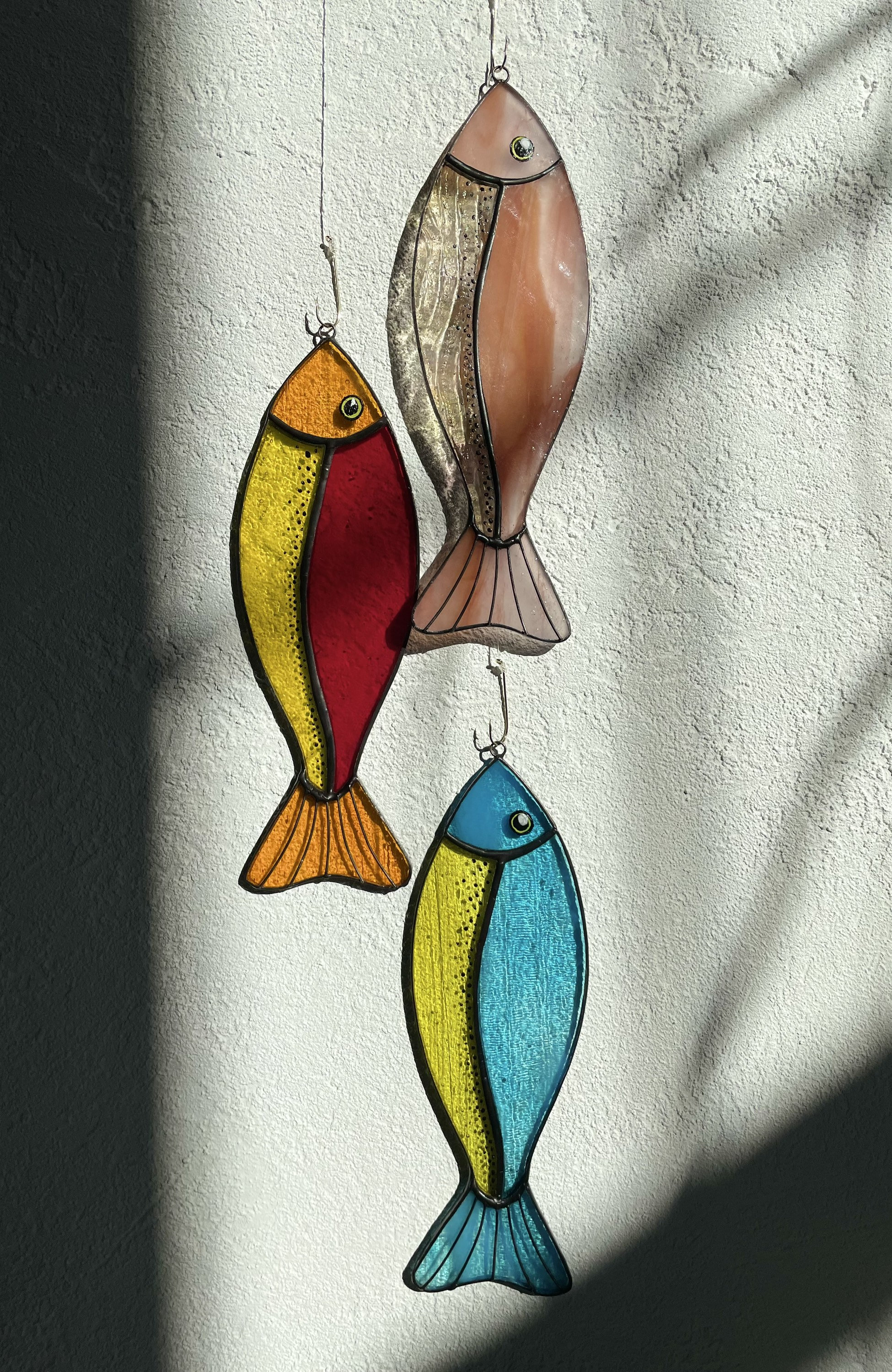 Simple Stained Glass Fish