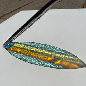 Hawaiian Surfboard, Stained Glass Surfboard Suncatcher, Vintage ...