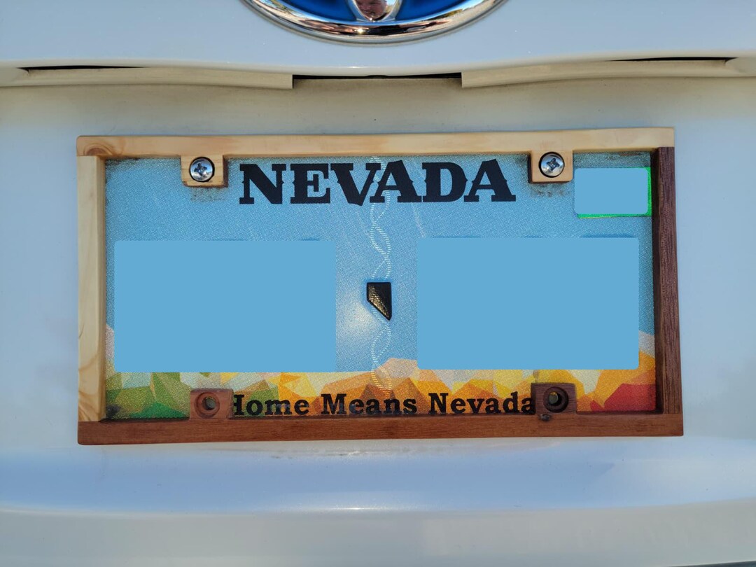 Handmade Wooden License Plate Frames - Etsy
