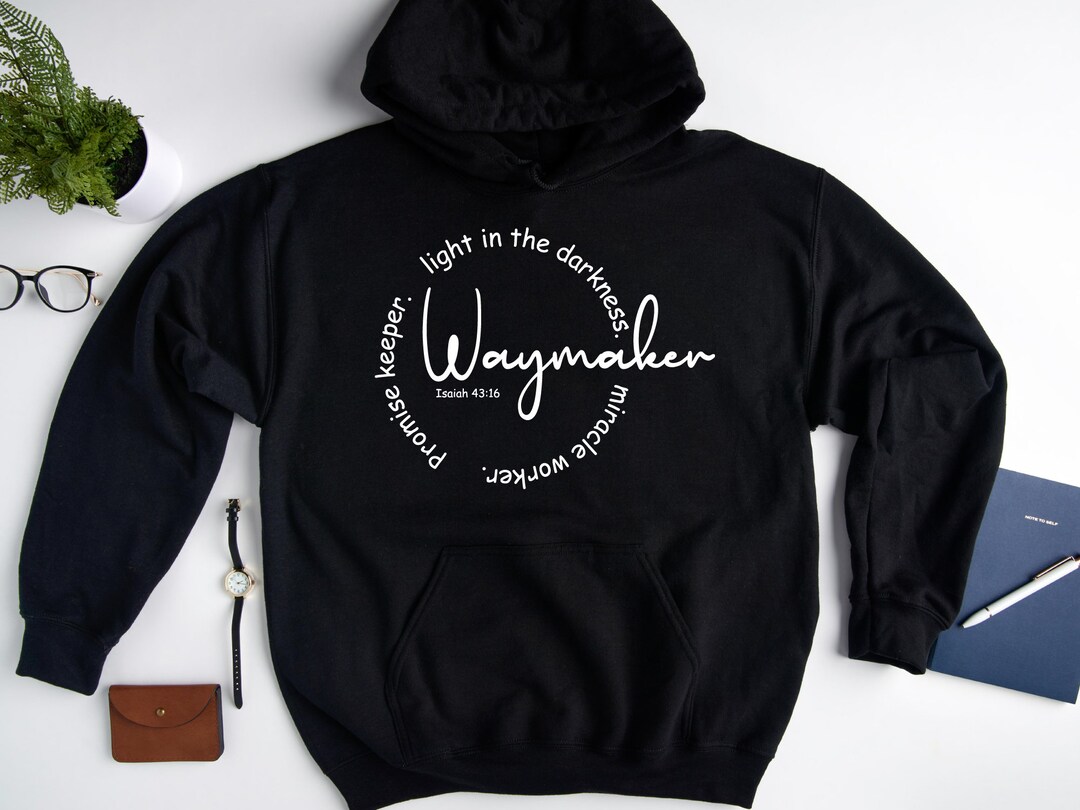 Waymaker Sweatshirt, Christian Hoodie, Bible Verse Hoodie, Promise ...