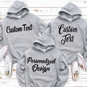 Custom Hoodie Custom Text on Hoodie Custom Logo Custom - Etsy