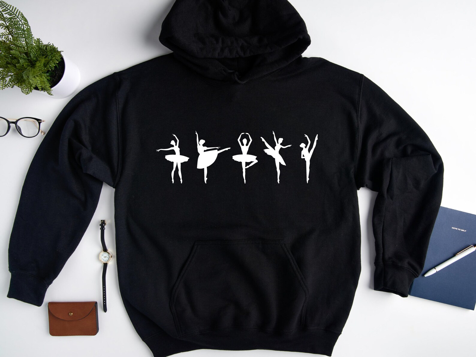 Girls Ballet Hoodie, Ballet Hoodie, Dance Sweatshirt, Gift for Dancer ...