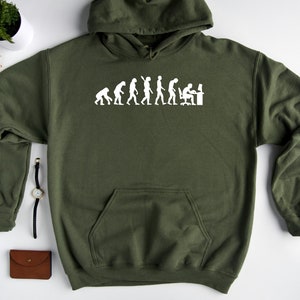 Evolution of Programmer Hoodie, Born to Coding Hoodie, Funny Programmer ...