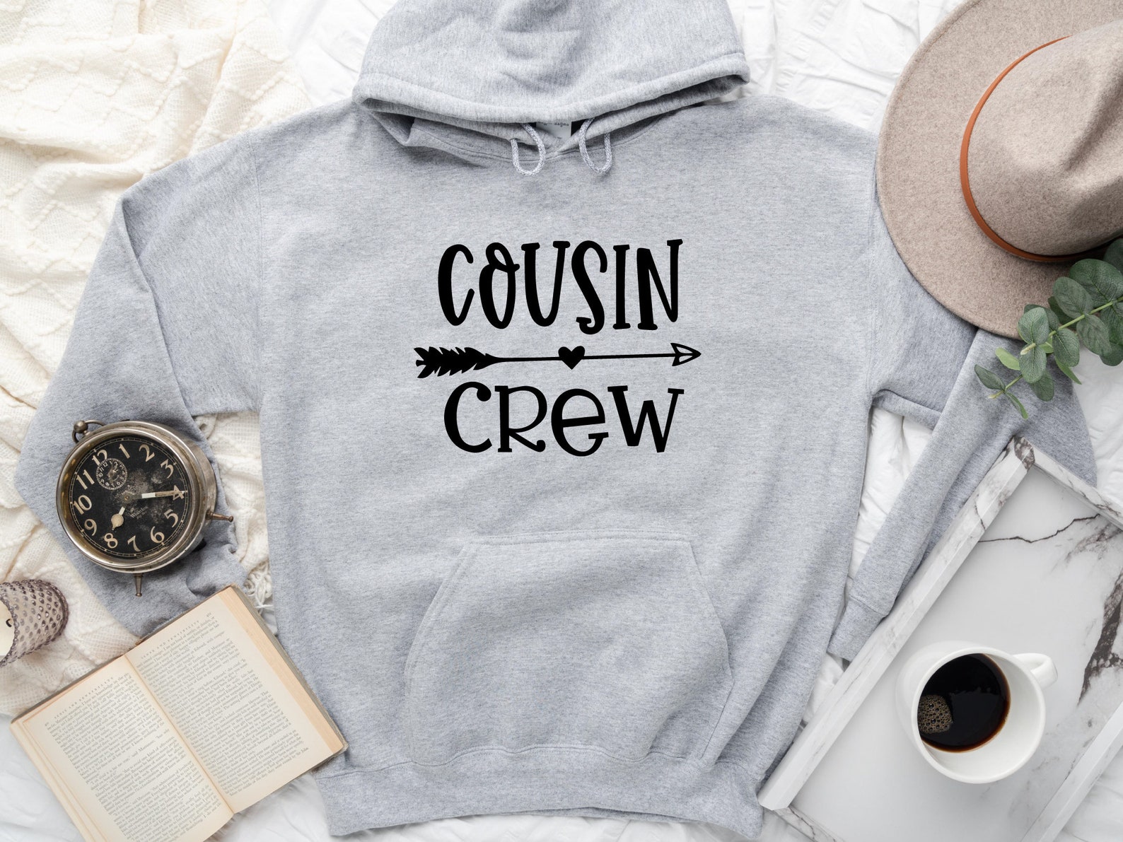 Cousin Crew Matching Hoodie, Family Christmas Gift - Etsy