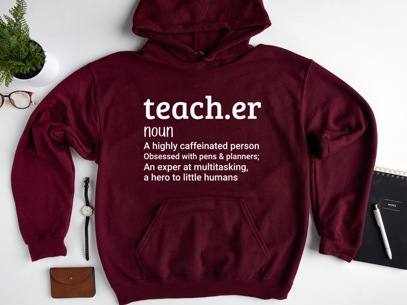 Teacher Hoodie Teacher Appreciation Day Sweatshirt Teacher | Etsy