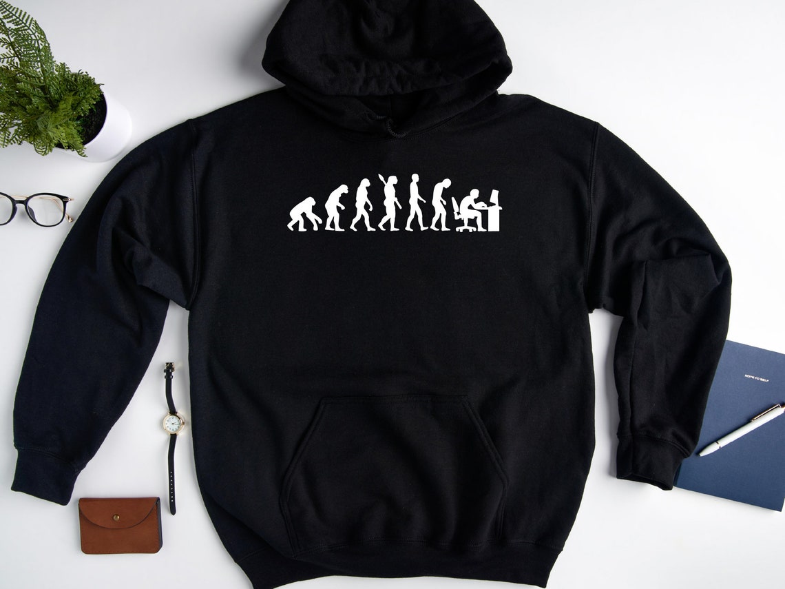 Evolution of Programmer Hoodie Born to Coding Hoodie Funny - Etsy