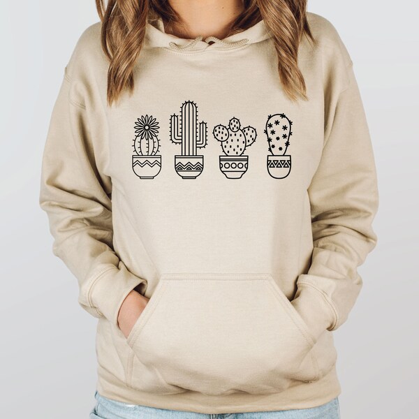 Cactus Hoodie - Etsy