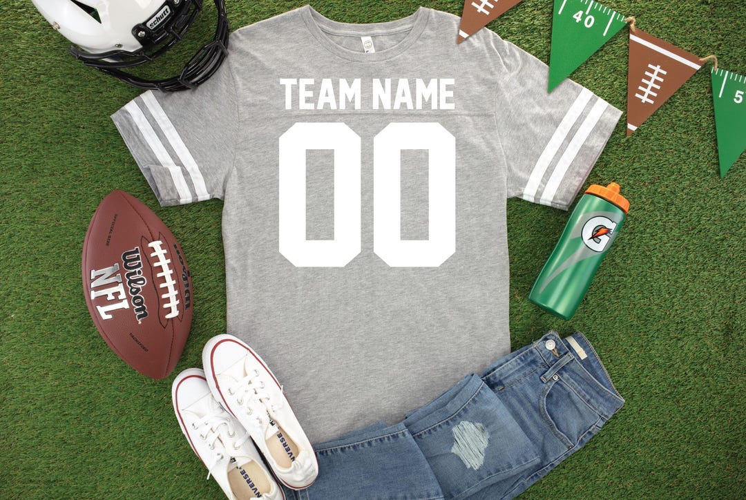 Create Your Own Football T-shirt | Customized Cotton Jersey With Name ...