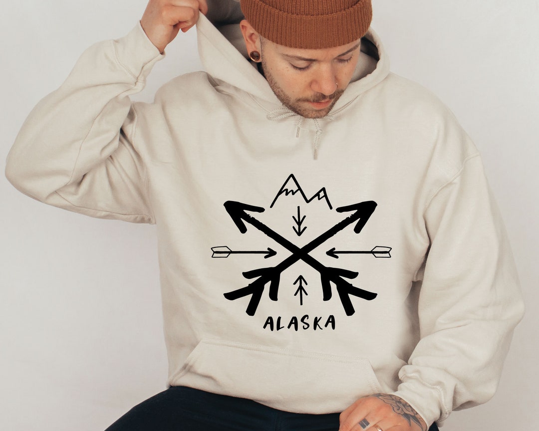 Alaska Hoodie, Alaska Gift, Alaska Vacation Sweatshirt, Alaska ...