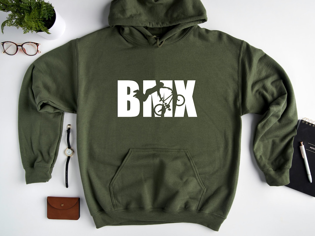 BMX Sweatshirt, BMX Hoodie, Gift for Bicycle Lover, BMX Sweater ...