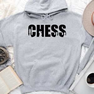 Chess Hoodie, Chess Lover Hoodie, Chess Player Gift, Chess Game Hoodie ...