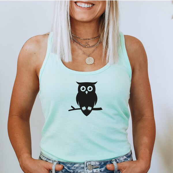 Owl Tank Top - Etsy