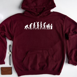 Evolution of Programmer Hoodie, Born to Coding Hoodie, Funny Programmer ...