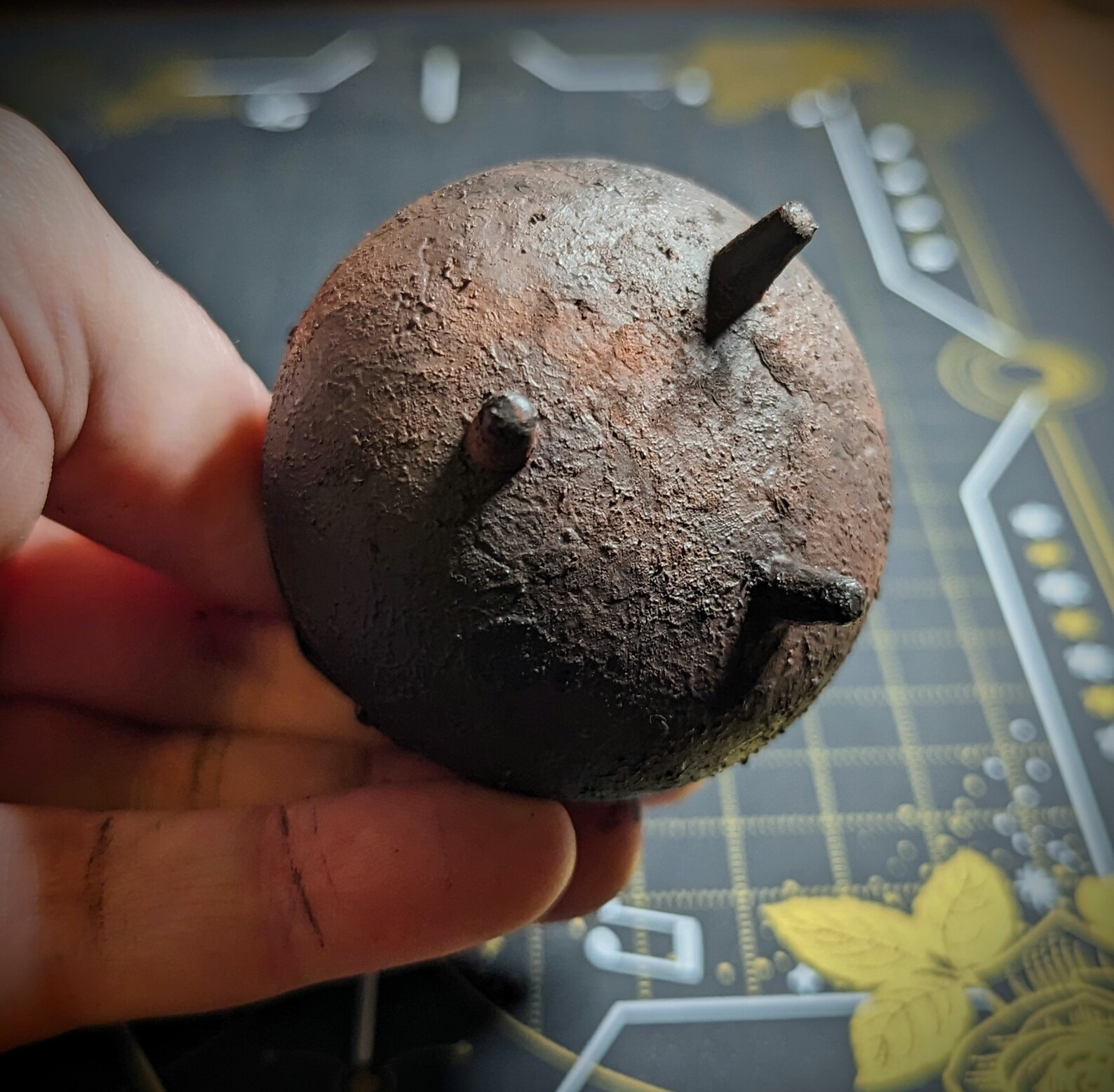 1:12 Miniature Witch's Cauldron With Copper Handle - Etsy