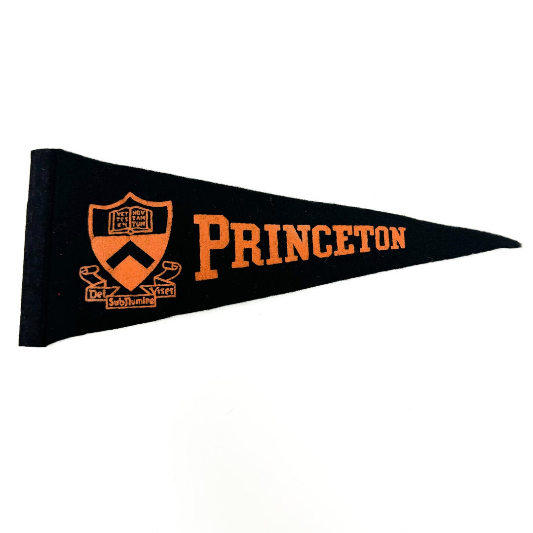 Vintage Princeton University 8 Mini Pennant - Etsy