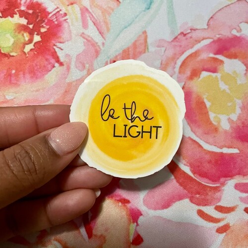 3 Be the Light Sticker Cross Sticker Scripture - Etsy