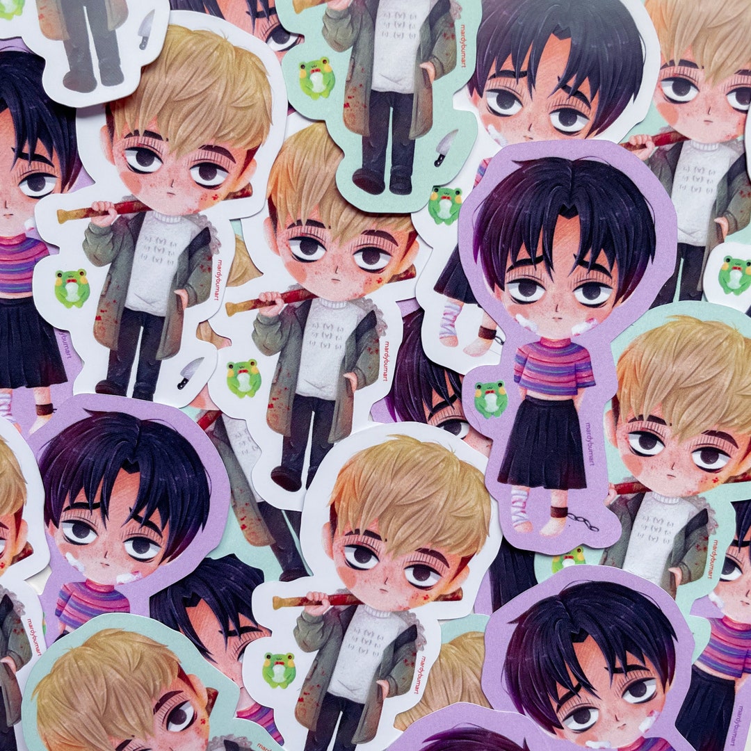 Stickers Sangwoo Oh Bum Yoon Killing Stalking Manhwa Manga Otaku Anime ...