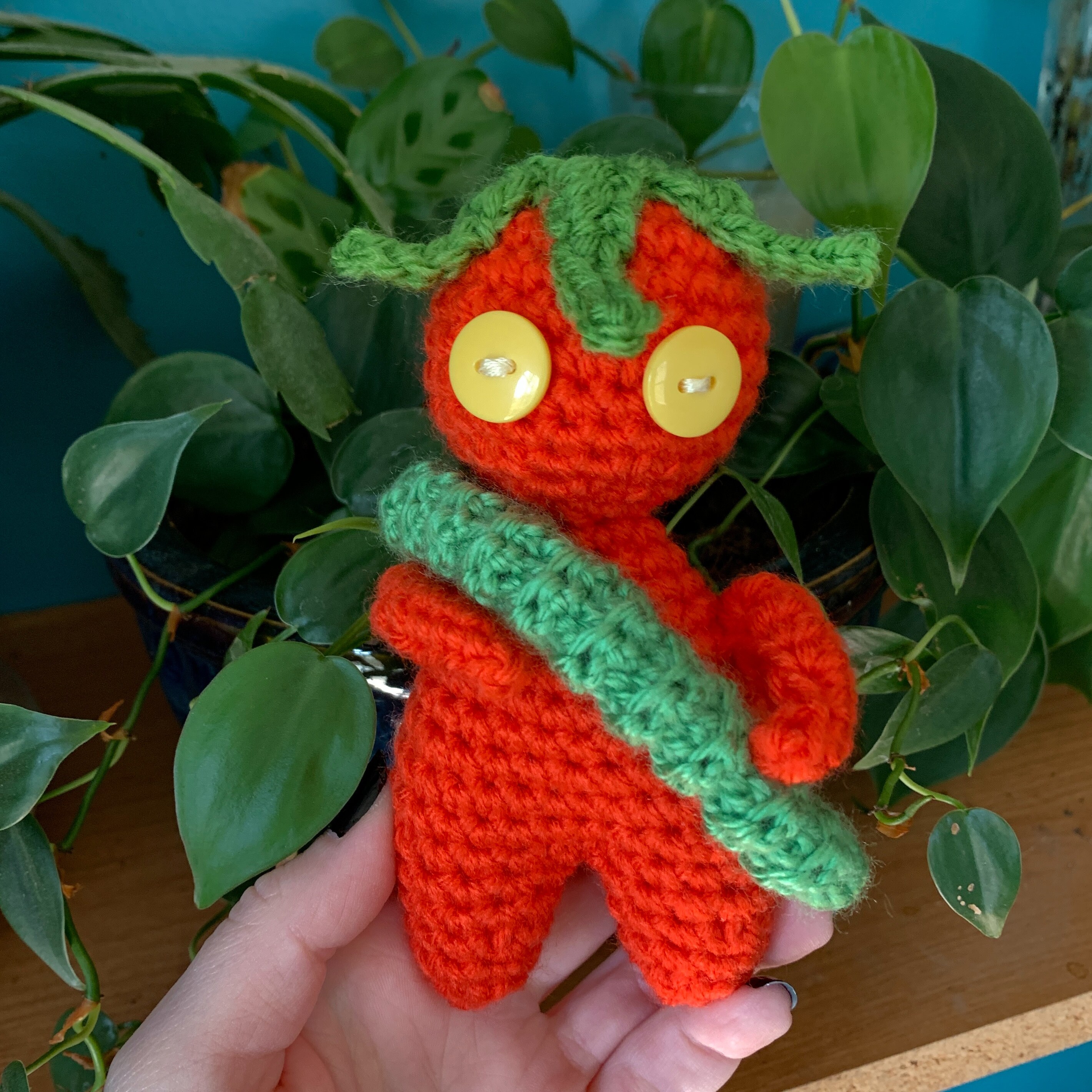 Tomato Sprite Accessories PDF Pattern Low Sew Crochet Doll Pattern - Etsy