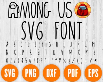 Among Us Alphabet | Etsy