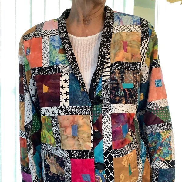 Patchwork Jacket - Etsy