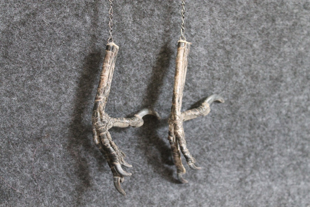 Crow Feet Earrings - Etsy