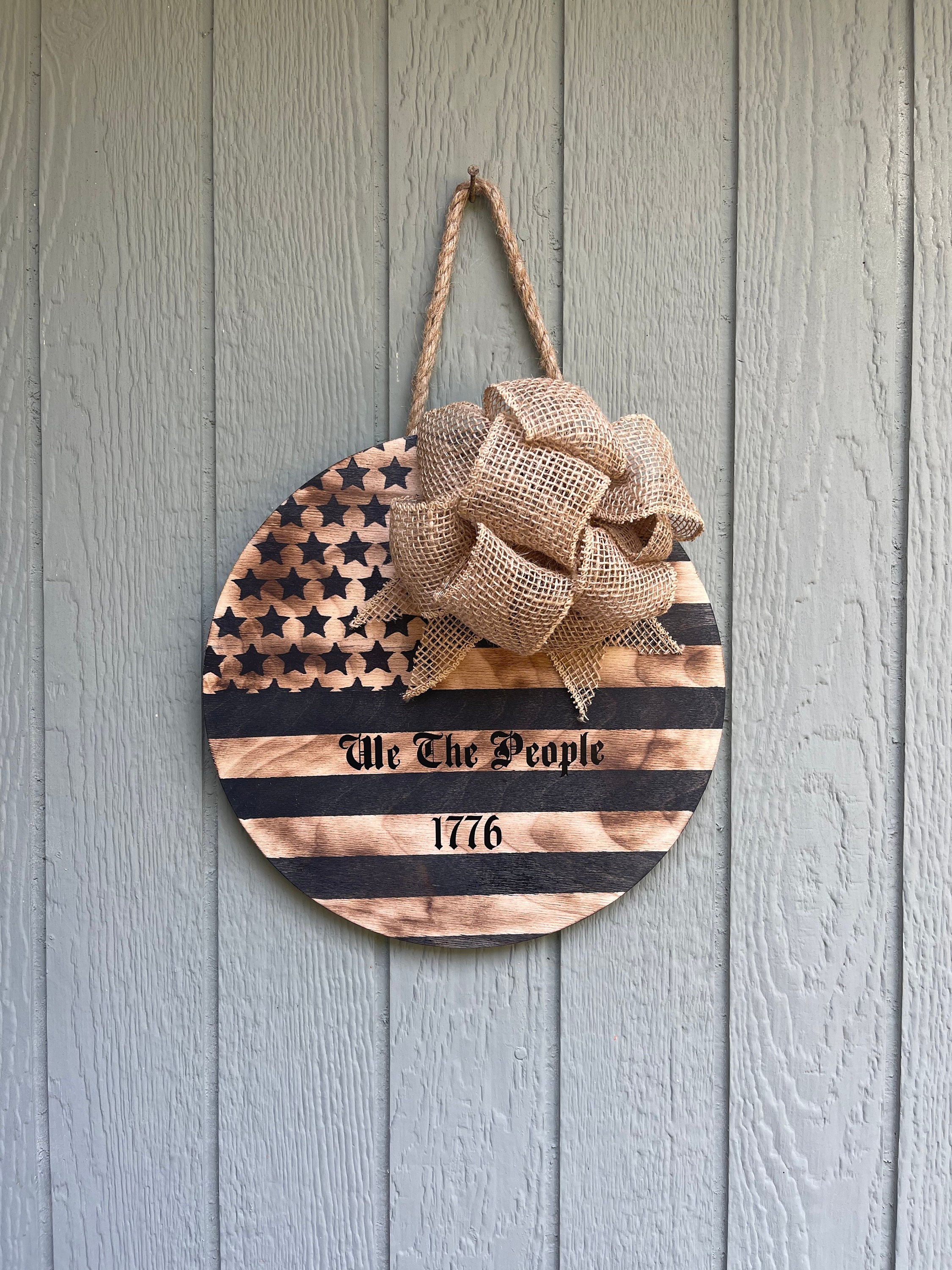 We the People Door Sign - Etsy